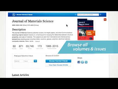Searching for Springer Journals