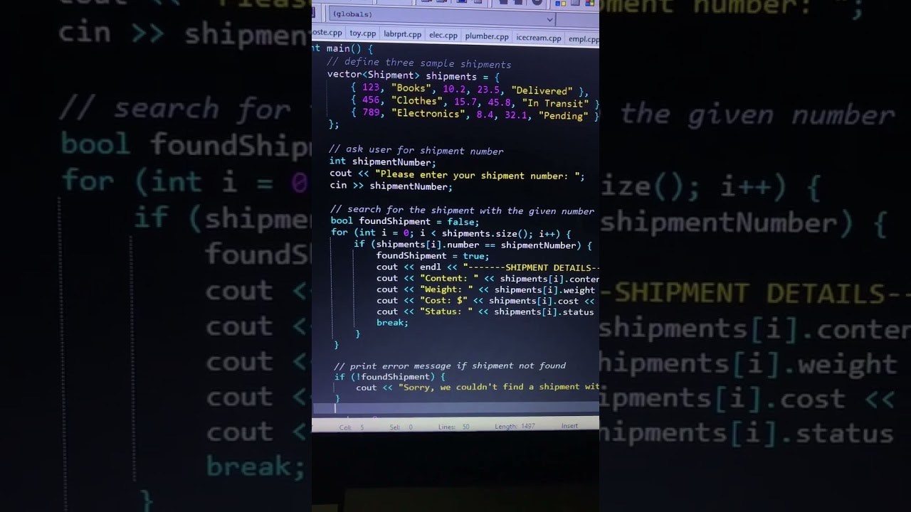 shipment c++#coders #codemasters #codelife #coding #codingninja #codinglife #code #cpp #coders