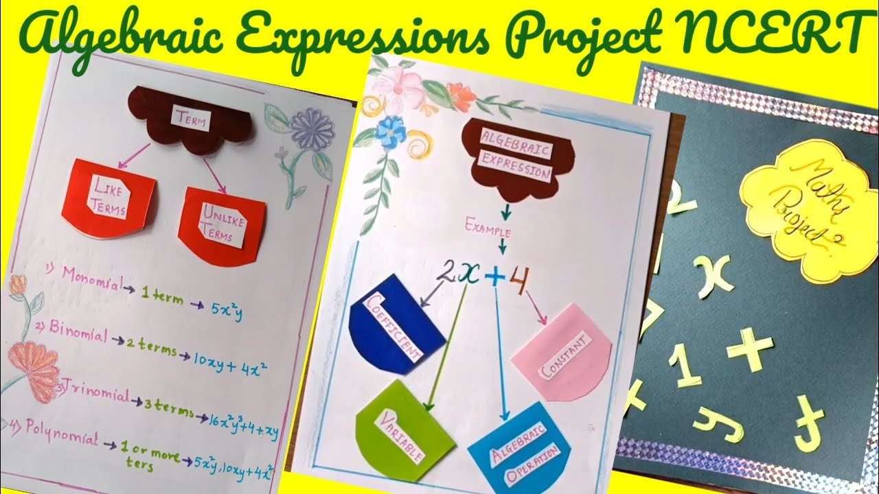 Maths Project Class 7 - Algebraic Expression Chapter 12 NCERT