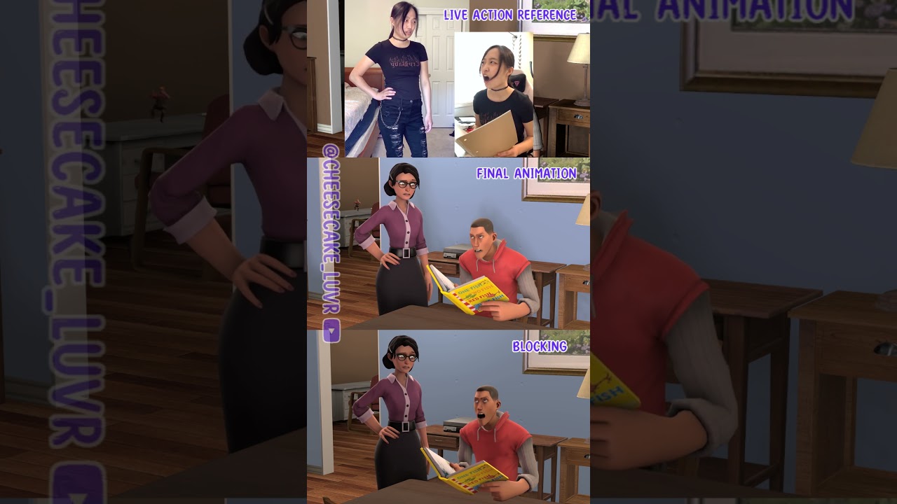 [SFM] Process | Scout Learns How To Read!  #tf2 #sfm #animation