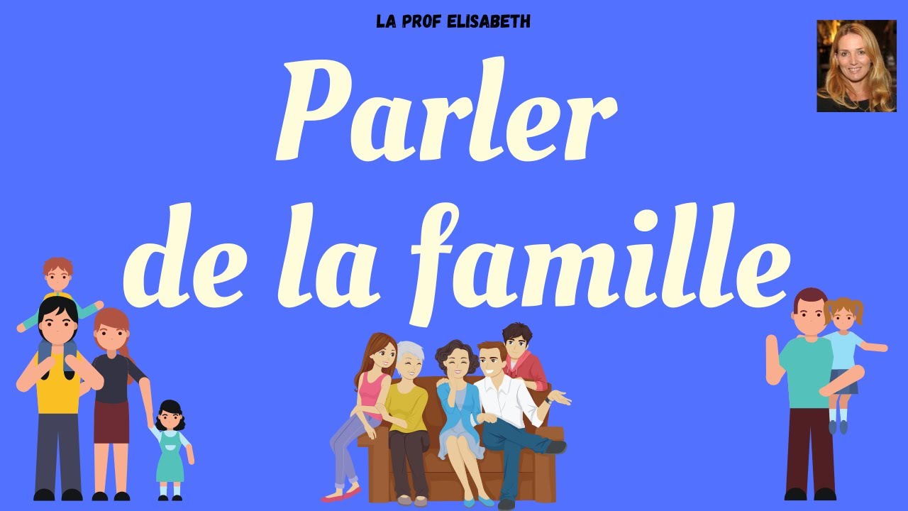 Talk about family in French. English subtitles available !😉