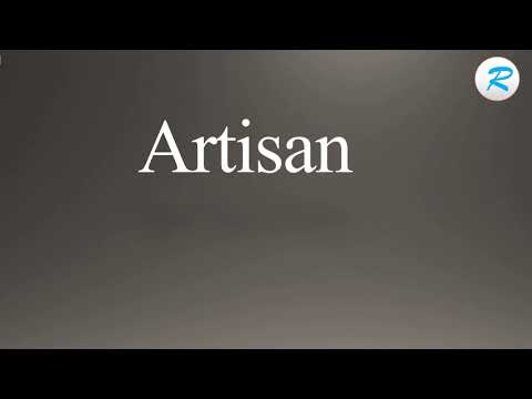 How to pronounce Artisan
