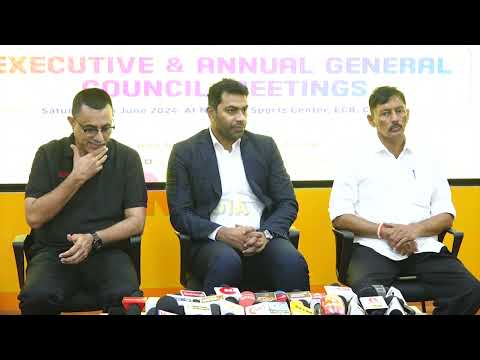 Basketball Federation of India's Annual General Body Meeting | Press Meet by President Aadhav Arjuna