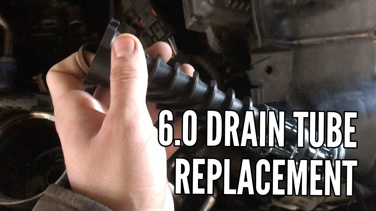 How to Replace Remove 6.0 Powerstroke Oil Drain Tube Stem