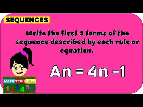 Finding the First Five Terms of the Sequence 𝐴𝑛=4𝑛-1