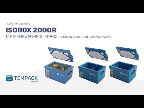 TEMPACK BY CSAFE - ISOBOX 2DOOR thermal packaging conceived for fulfilment centers (FC and MFC).