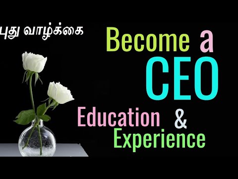 How to become a CEO/How to become a CEO of Google/How to become a CEO in Tamil/CEO Education Tamil