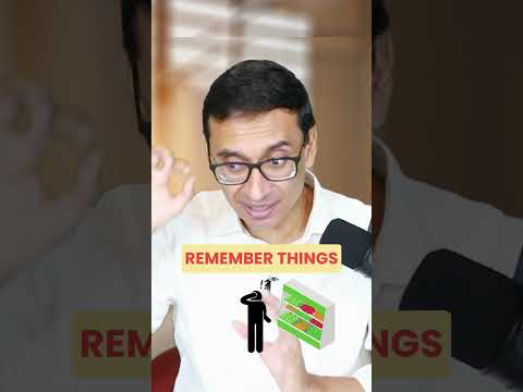 Why you can't remember things