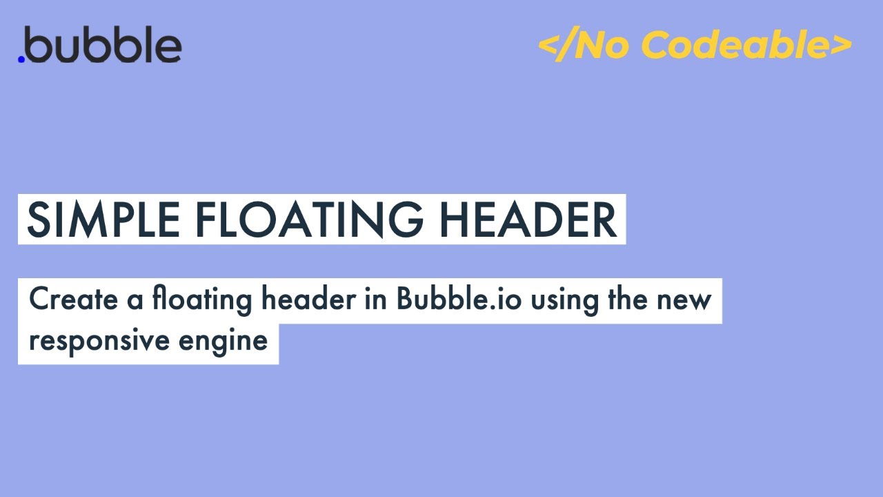 Make Header white when user starts scrolling - Need help - Bubble Forum