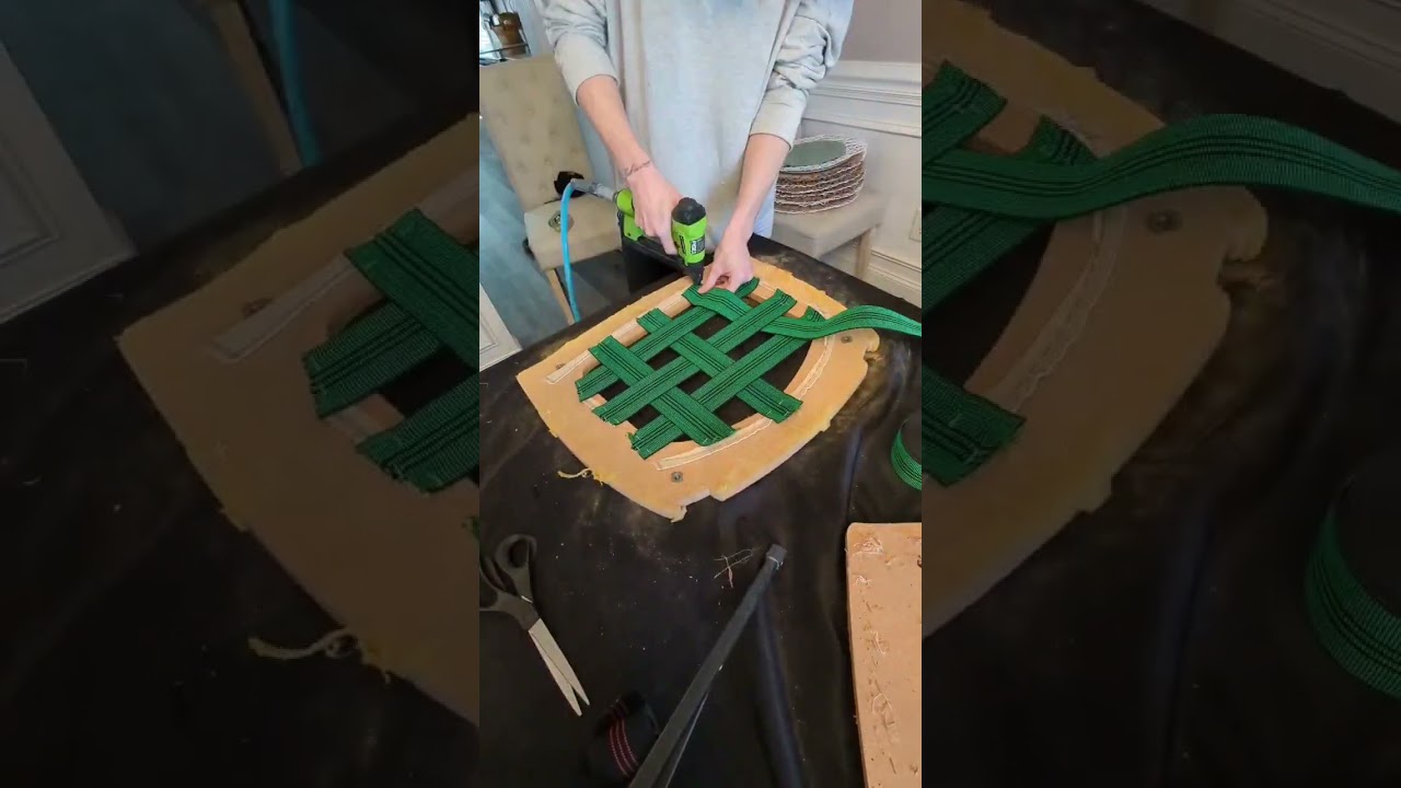 How to Fix Sagging Chairs for $20!! #amazonfinds #chairflip #shorts