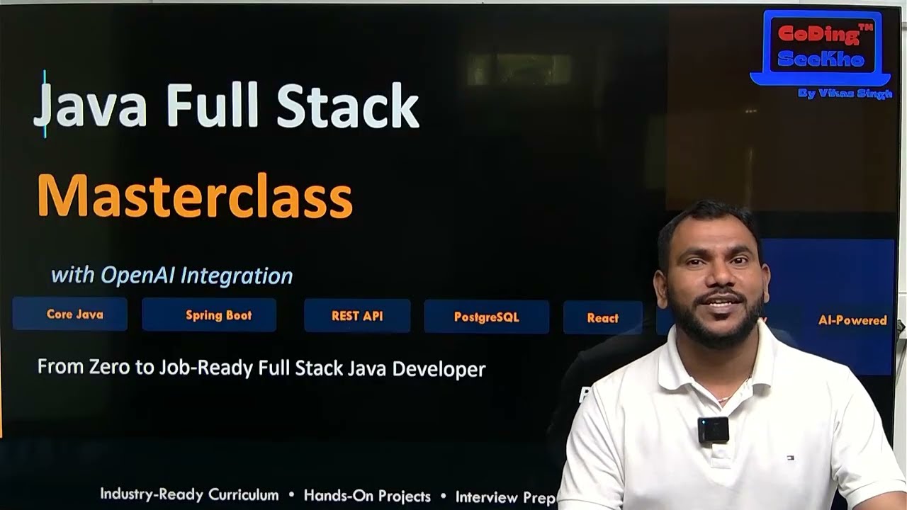 Java Full Stack Master Course 2026 | Complete Roadmap for Beginners | Coding Seekho