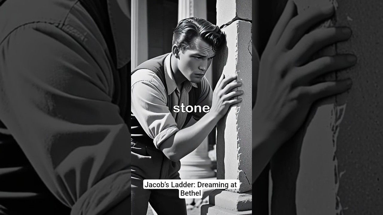 Jacob’s Ladder: Dreaming at Bethel. #biblestories #jacob #ytshorts #shortmovie #ai