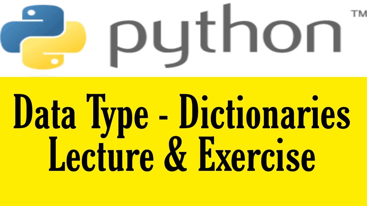 8. Data Type - Dictionaries | Python Full Course