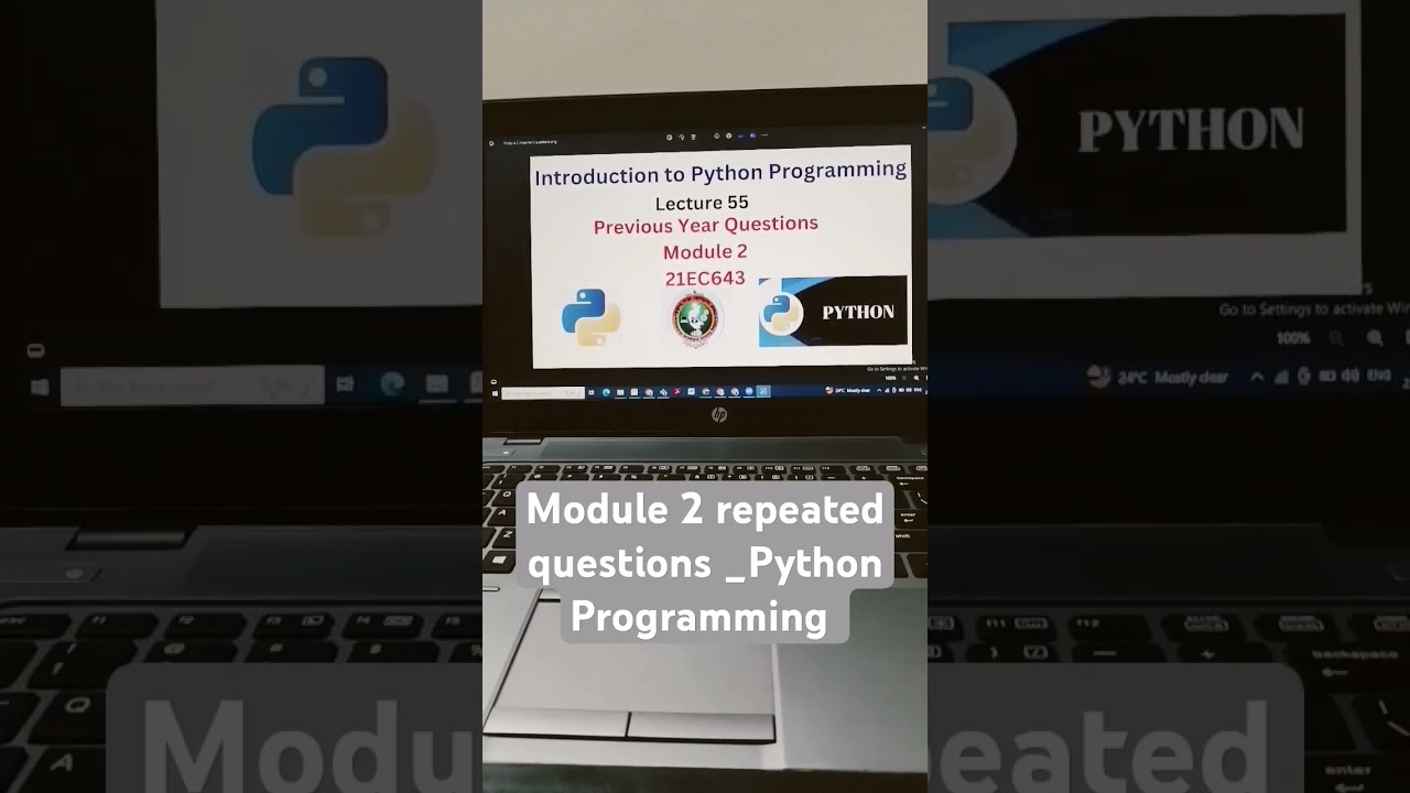 Module 2 |Important Questions |Python Programming 21EC643