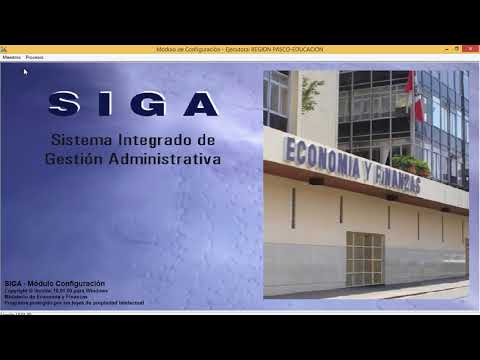 Actualizar cat谩logo de bienes, servicios y obras del SIGA MEF