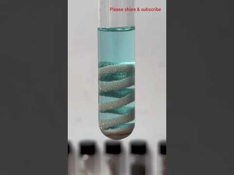 How Copper react with silver nitrate #chemistry #jee #motivation 🔥
