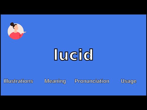 LUCID - Meaning and Pronunciation