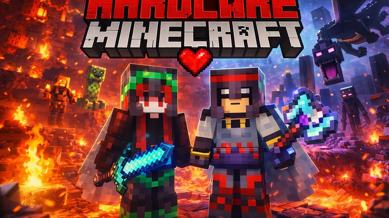 Hardcore Minecraft With Davis and Jess
