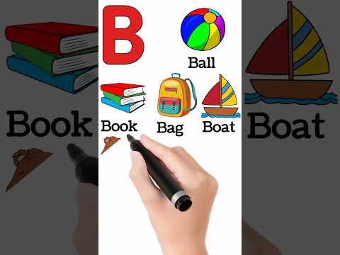 B , Alphabet words with pictures and sound | The Kituu World