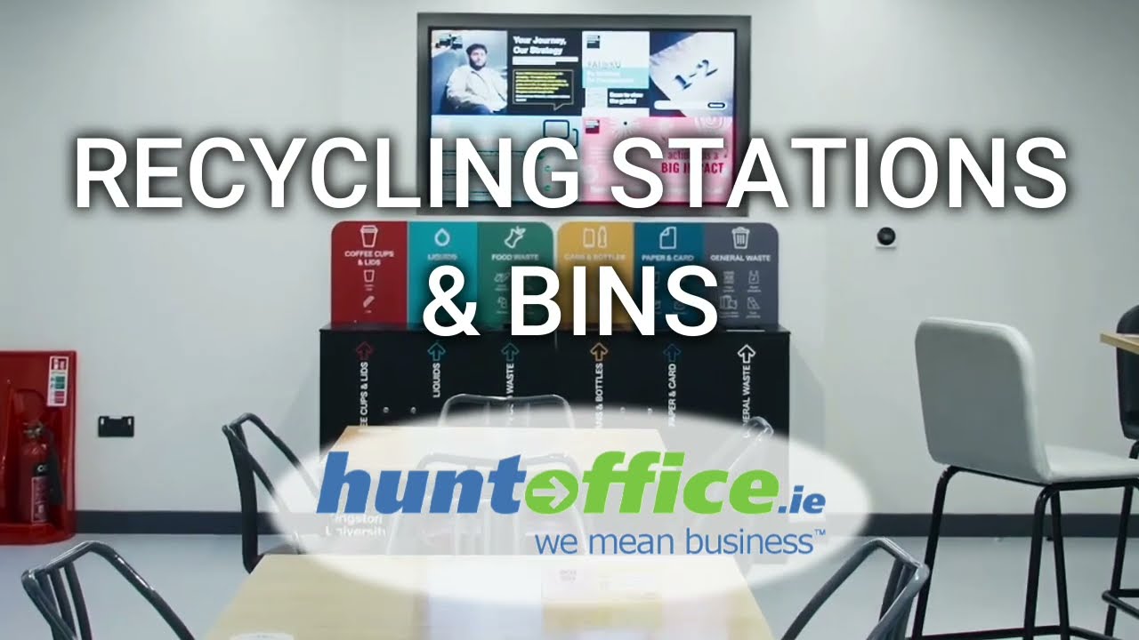 Office Recycling Made Easy | Bespoke Recycling Stations by HuntOffice.ie