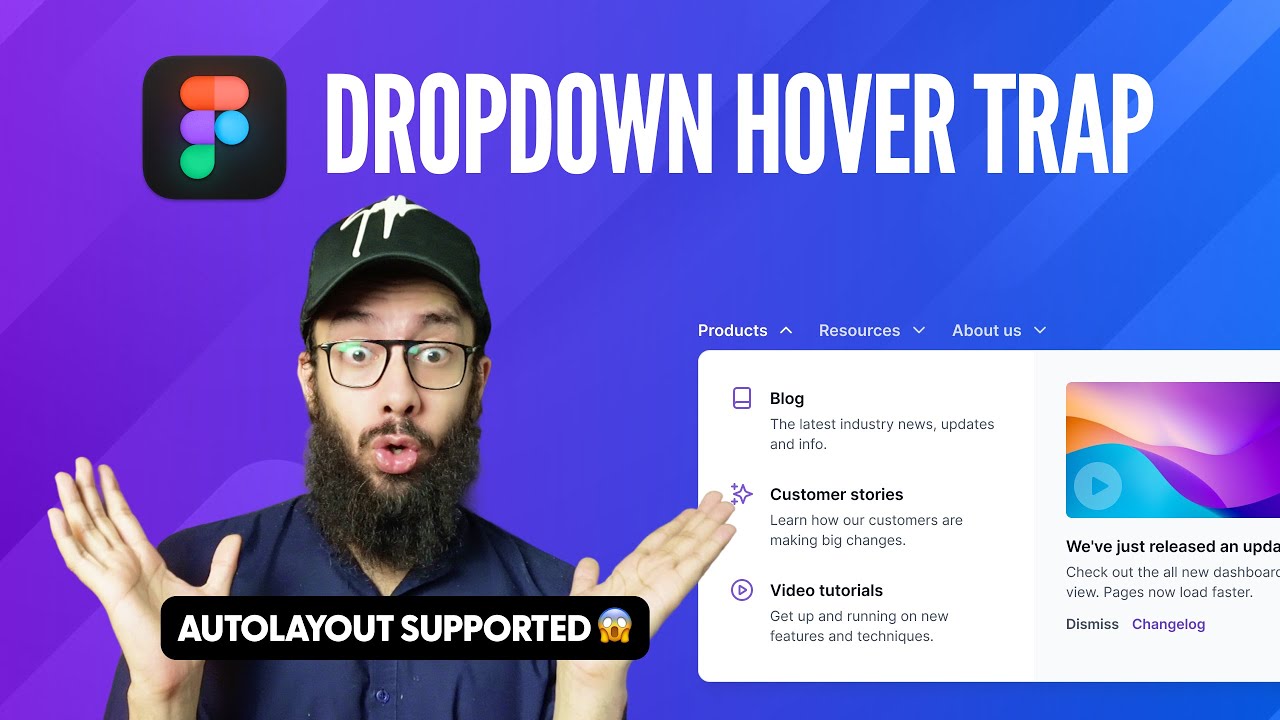 How to Build an Interactive Dropdown Overlay in Figma – Master Hover Traps!