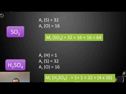 Introduction to relative formula mass (GCSE)