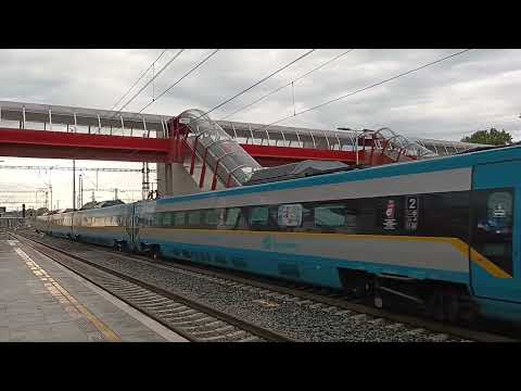 SC 504 Pendolino vodjezd z Pardubic