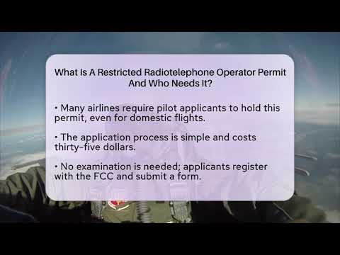 What Is A Restricted Radiotelephone Operator Permit And Who Needs It? - Air Traffic Insider