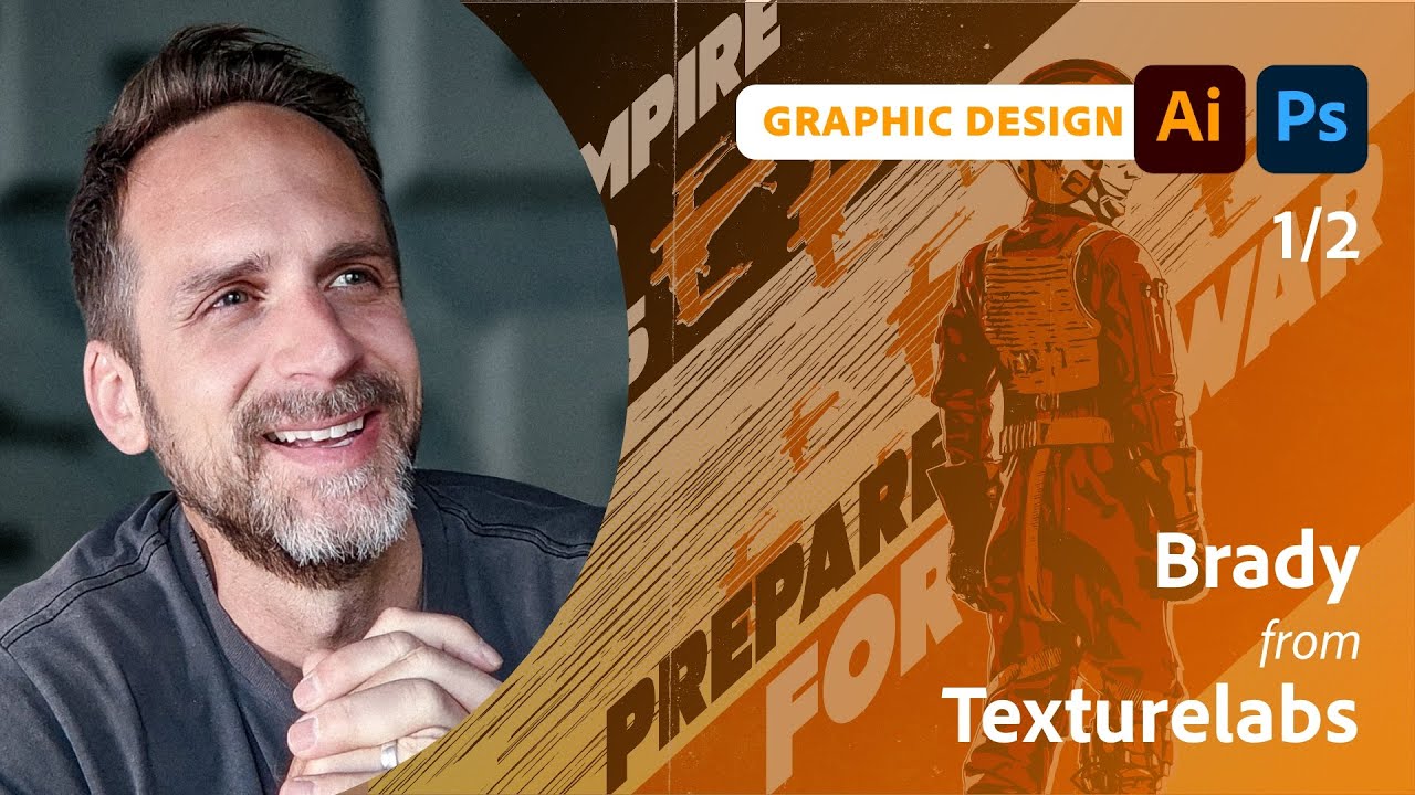 Designing Star Wars themed Propaganda Posters with Brady from Texturelabs - 1 of 2