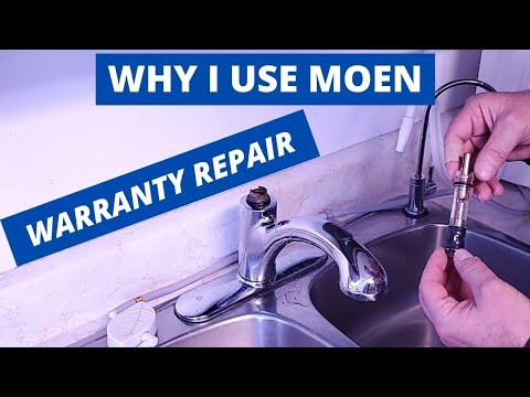 FREE PARTS, MOEN KITCHEN FAUCET, WARRANTY REPAIR, NO MORE LEAKS. #Frugal With John
