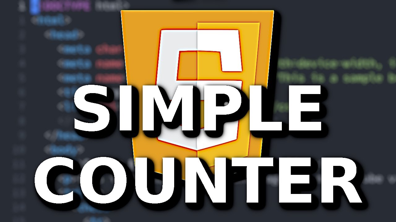 Javascript Simple Counter