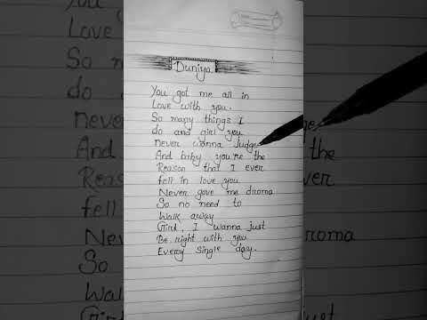 Duniya song (lyrics) english version