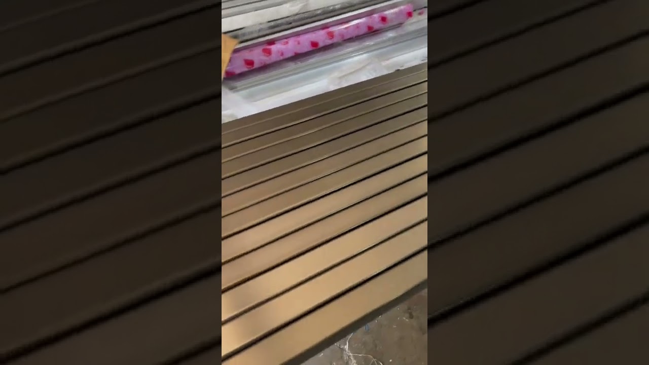 Champagne brush finish anodised || Aluminium railing || Jivial railings