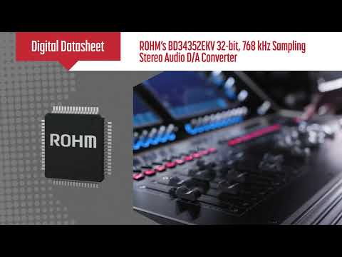 Digital Datasheet | BD34352EKV 32bit Stereo Audio D/A Converter