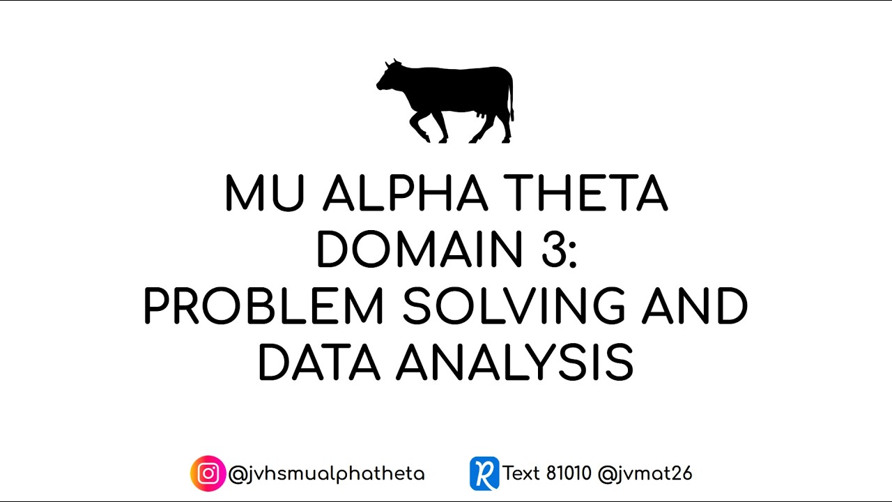MAT SAT Tutorials - Domain 3: Problem Solving and Data Analysis