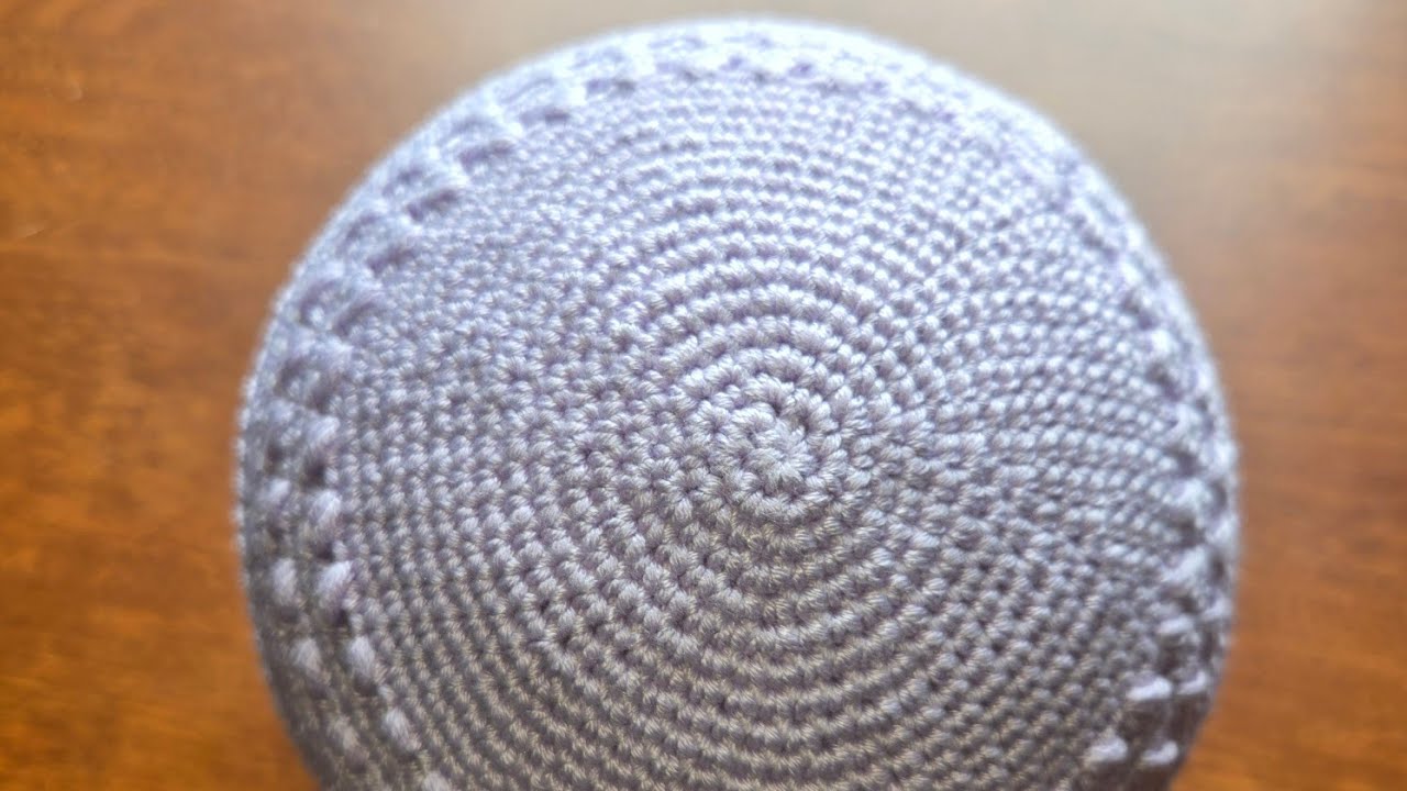 Kippa para niño a crochet paso a paso #crochet #kipas #video #israel #jerusalem 