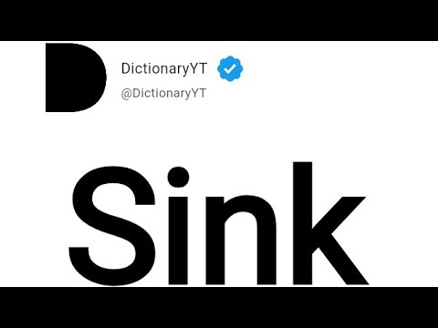 Sink Meaning in English