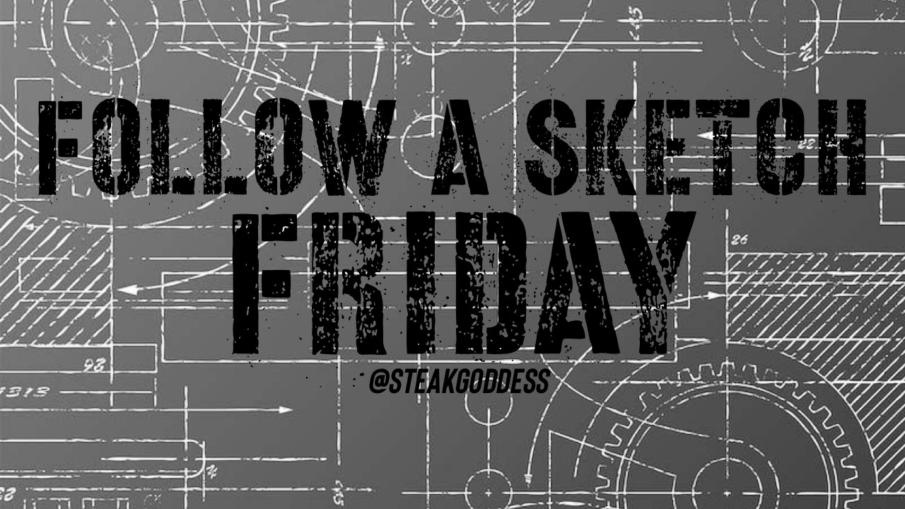 Scrapbook Process: A+ // Follow a Sketch Friday // #FASFRI