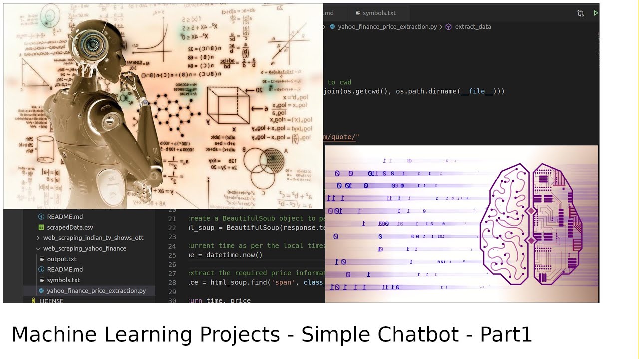 Machine Learning Projects - Creating a Simple Chatbot - Part1