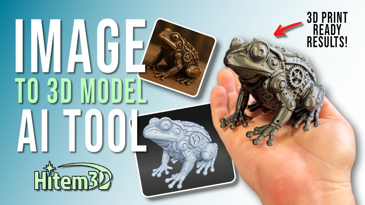 How I Used ChatGPT + Hitem3D To Create 3D Printable Models in Minutes!