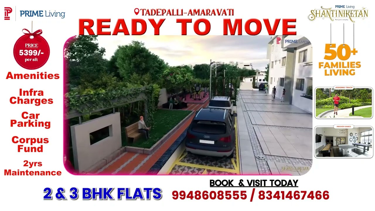 🌟 Experience Elevated Living at Prime Living – Shantiniketan! 🌟 Ready-to-Occupy 2 & 3 BHK Flats