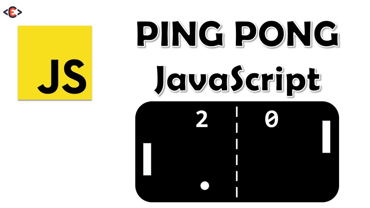 Create Ping Pong Game Using JavaScript and HTML5 | JavaScript Project For Beginners