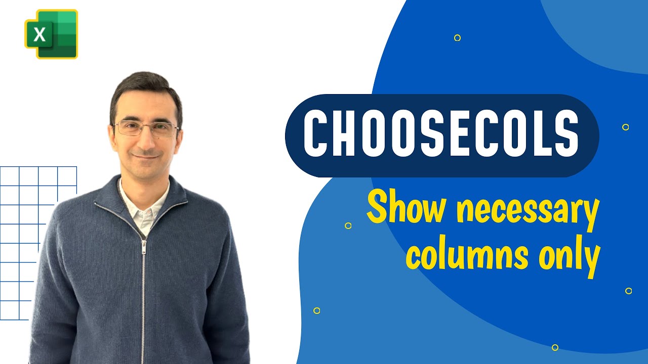 Excel CHOOSECOLS Function: Show Specific Columns With Ease!