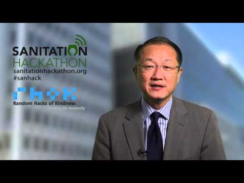 World Bank Group President Jim Yong Kim Kicks off Sanitation Hackathon