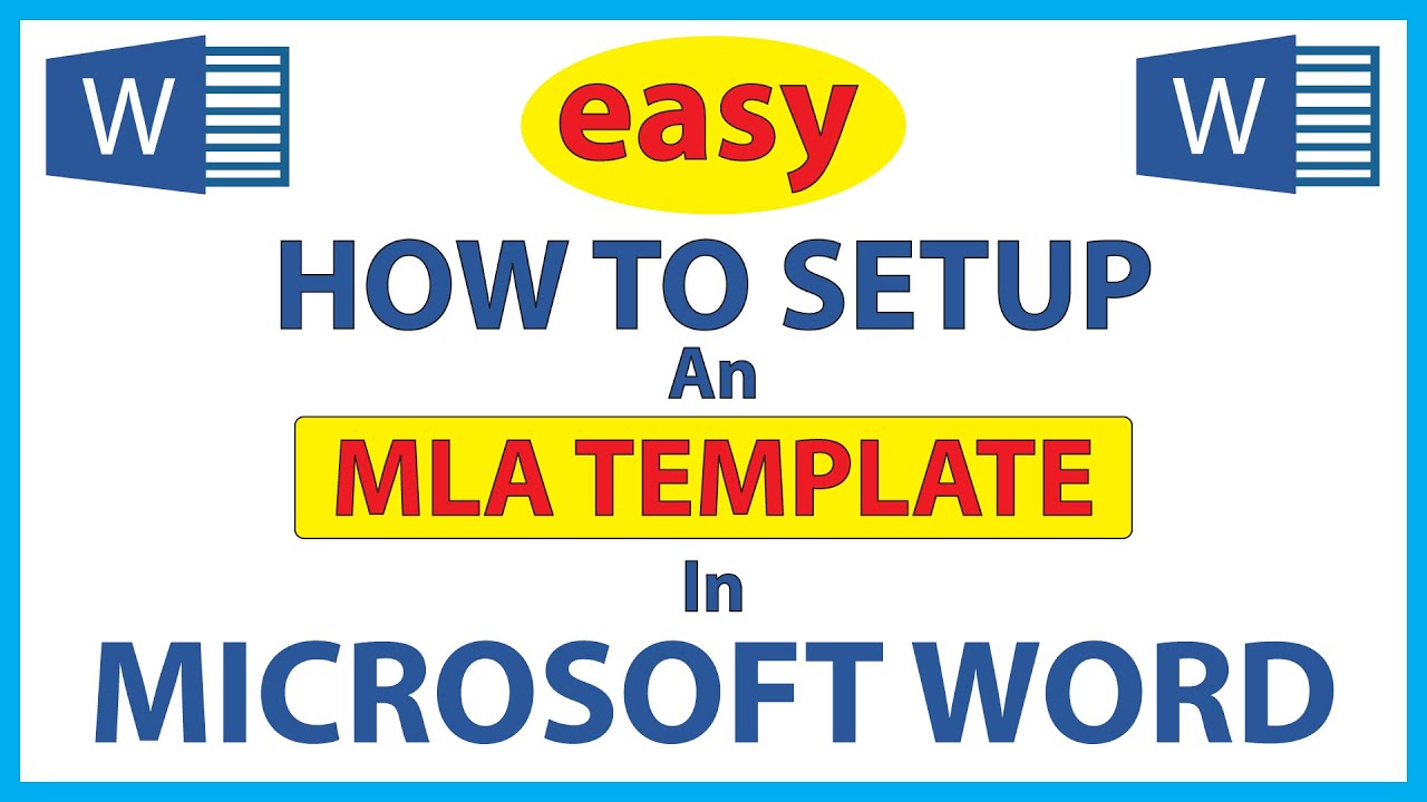 How To Setup An MLA Template In Microsoft Word