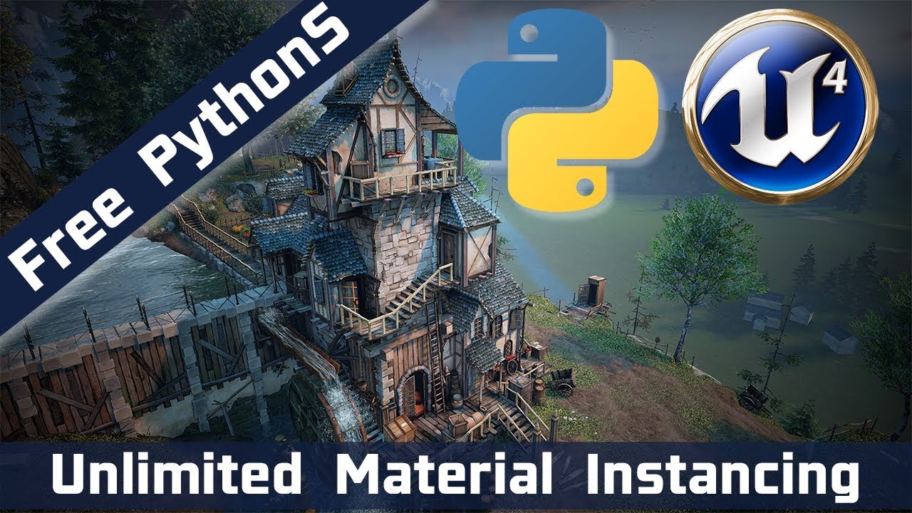 #UnrealEngine Python Scripts - 1 - Unlimited Material Instancing