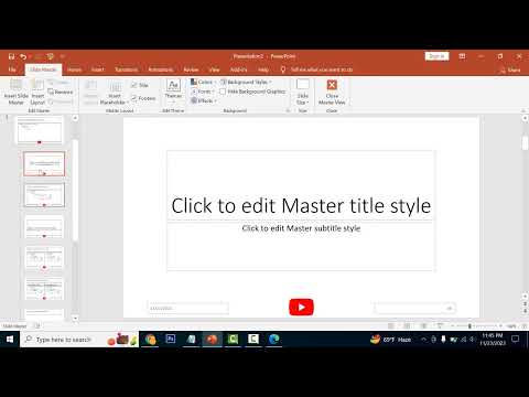 How to remove embedded logo in PowerPoint