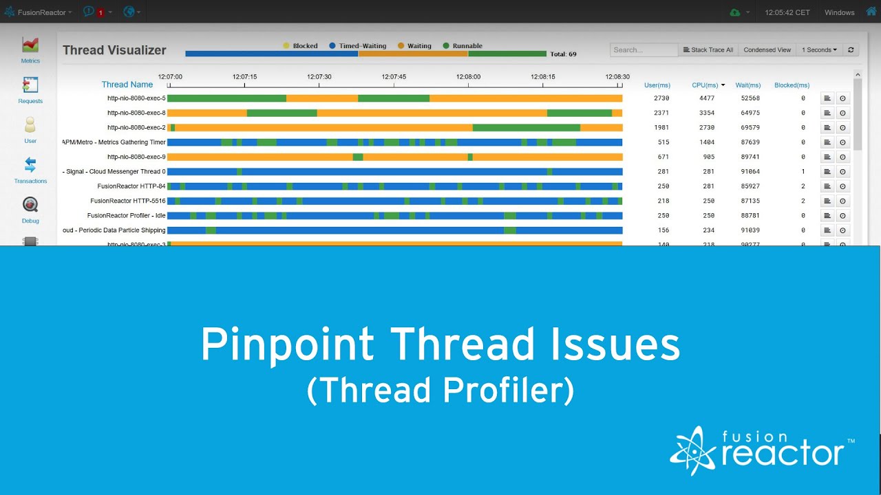 Find Deadlocks & Thread Contention Issues -Thread performance analysis