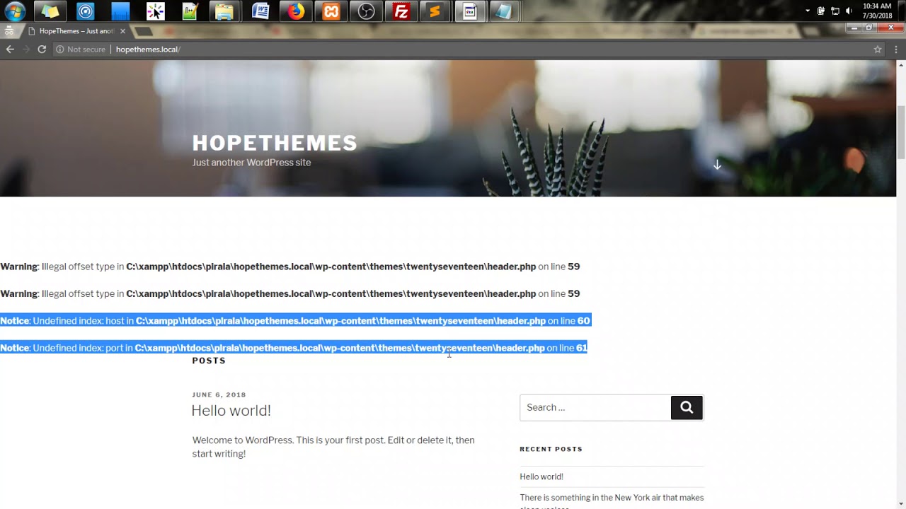 Wordpress - How to fix / hide PHP errors in wordpress