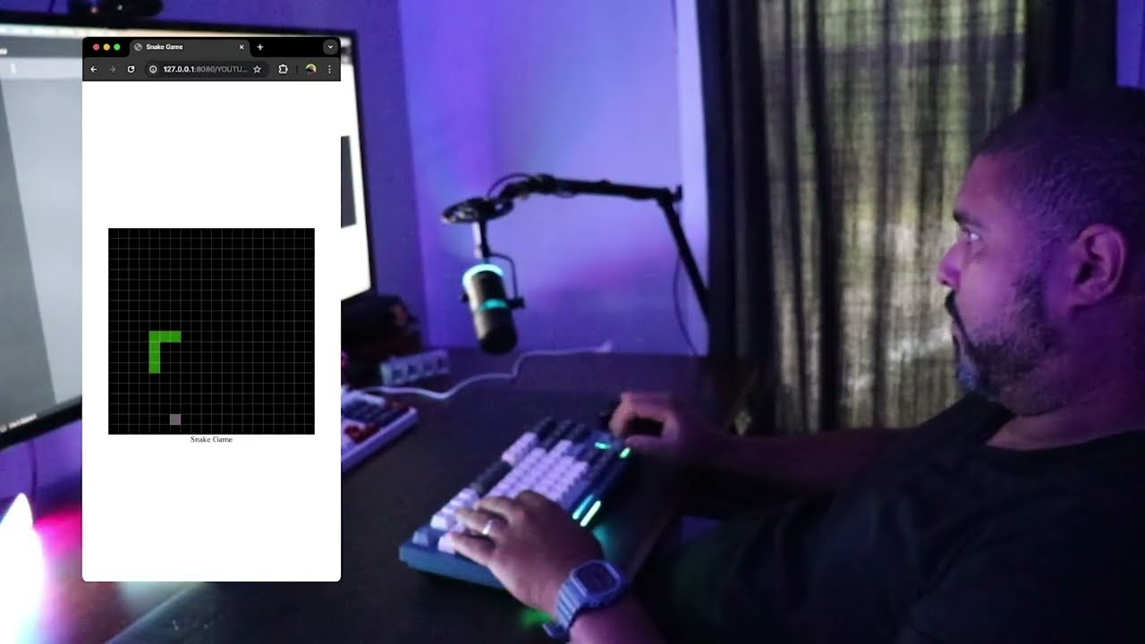 ASMR Programming - Coding a Snake Game - Vanilla JavaScript  - No Talking